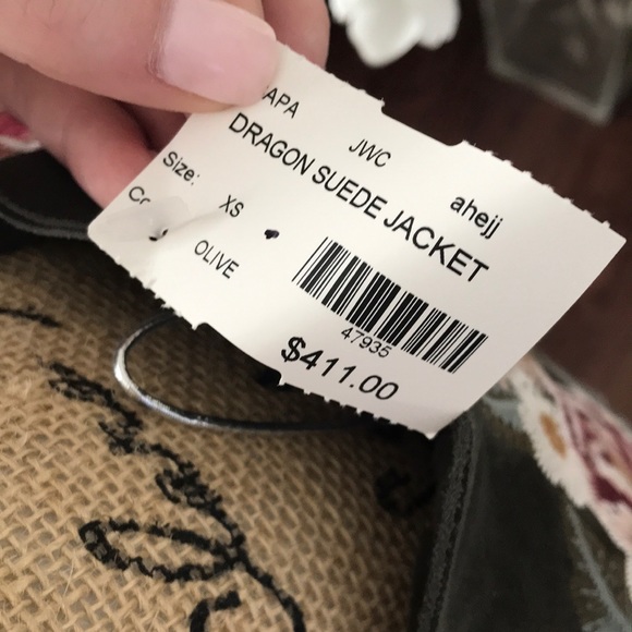 Johnny Was | Jackets & Coats | Nwt Johnny Was Dragon Suede Jacket ...